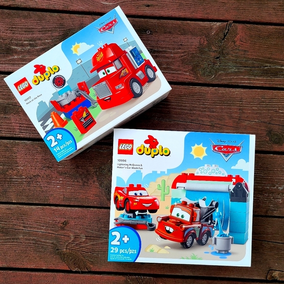 Lego | Toys | Lego Duplo Cars 2 Building Sets Lightning Mcqueen Mater ...